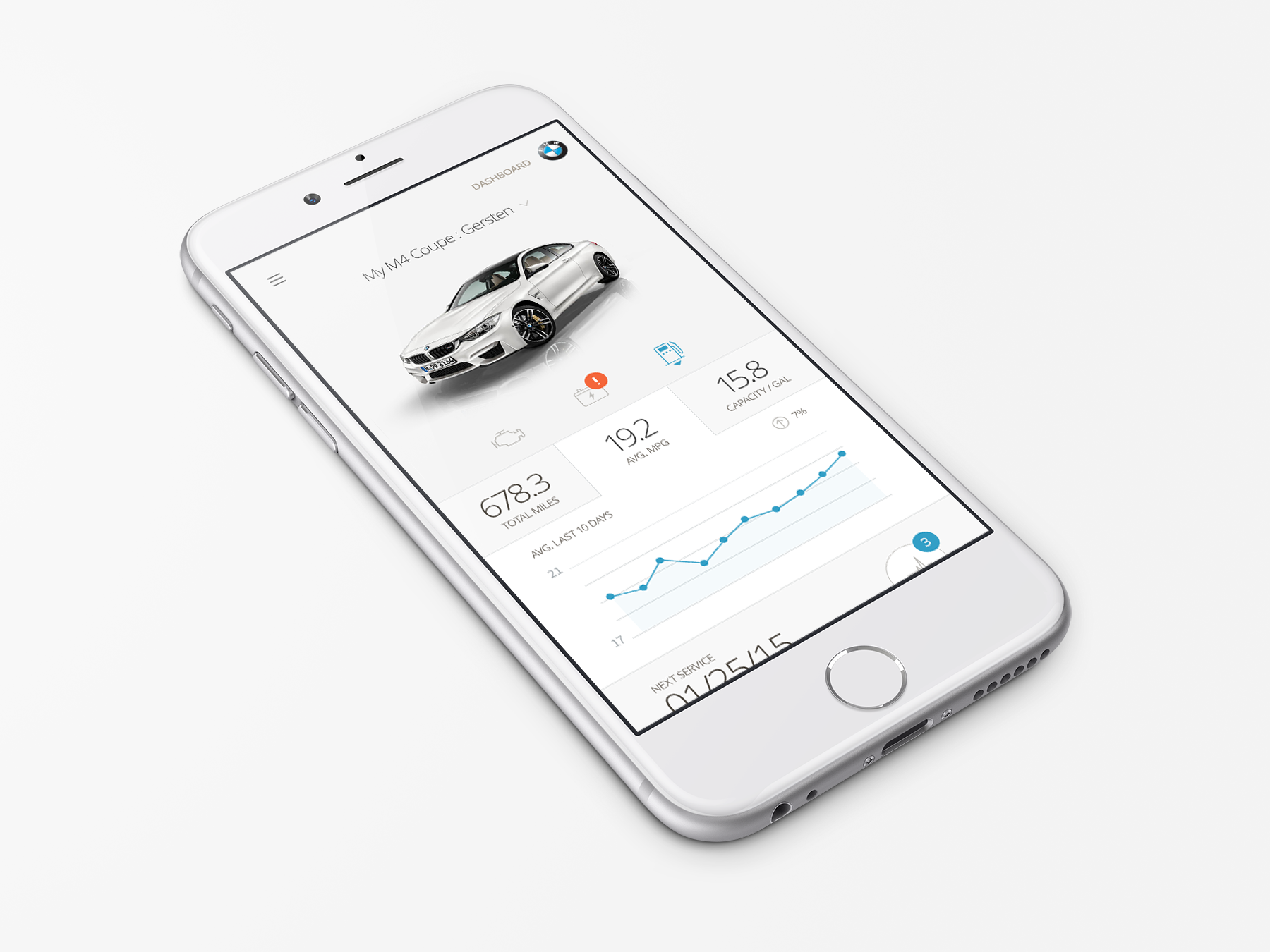 BMW Diagnostic Dashboard | Inspiration by Lumiart